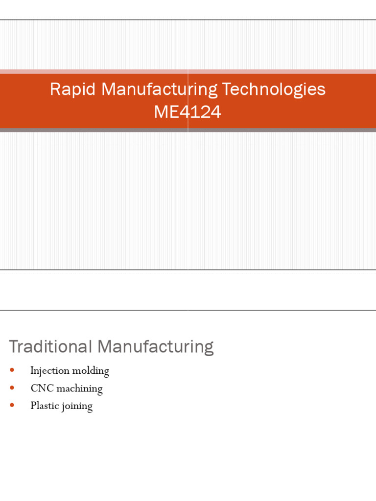 Rapid Manufacturing Steel Tooling | PDF | 3 D Printing | Secondary Sector Of The Economy