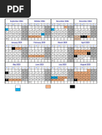 2026 27 Fiscal Year Calendar Apr Uk 05 | PDF | Christian Festivals And ...