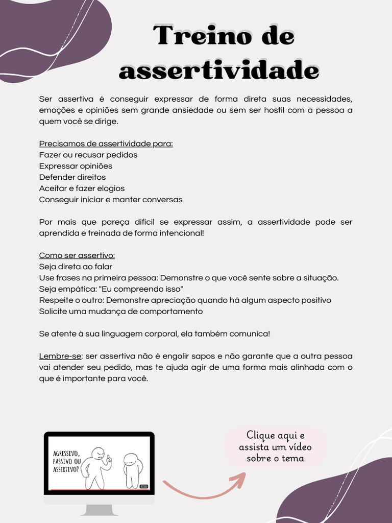 Assertividade | PDF