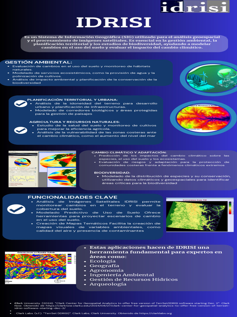 Idrisi 1 | PDF | Sistema de información geográfica | Biodiversidad