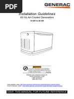 Generator Clearance Requirements Guide | PDF