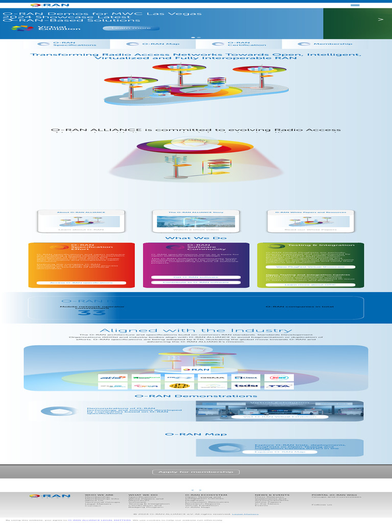 O-RAN ALLIANCE e.V | PDF | Specification (Technical Standard) | Information Technology