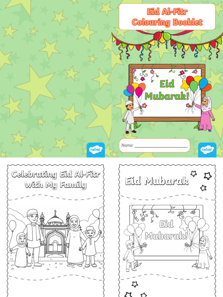Eid Coloring Fun for Kids | PDF