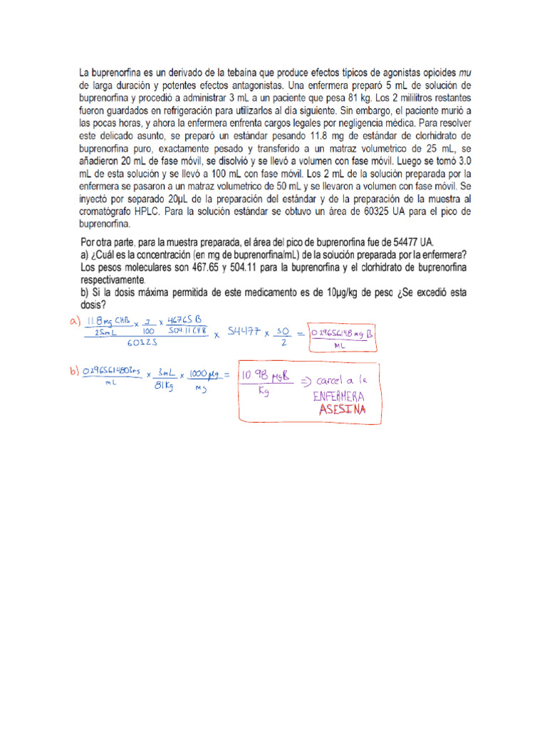 Resolución Ejercicios Cromatografía | PDF