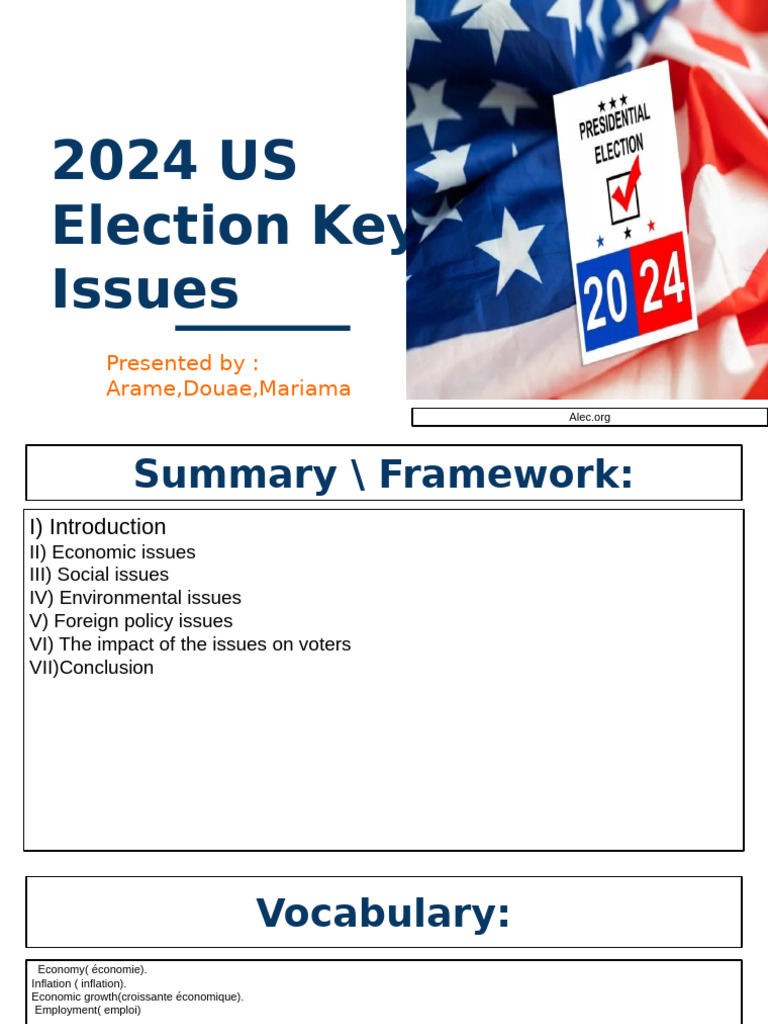 2024 US Election Key Issues | PDF | Economic Growth | Economies