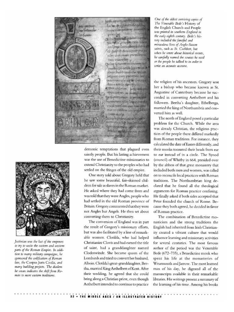 32 - The Middle Ages/ An Illustrated History | PDF | Bede