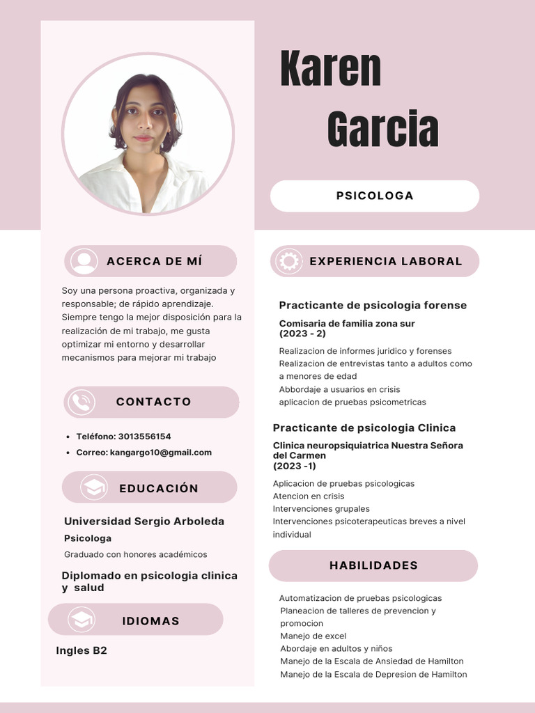 Karen Garcia Curriculum M | PDF