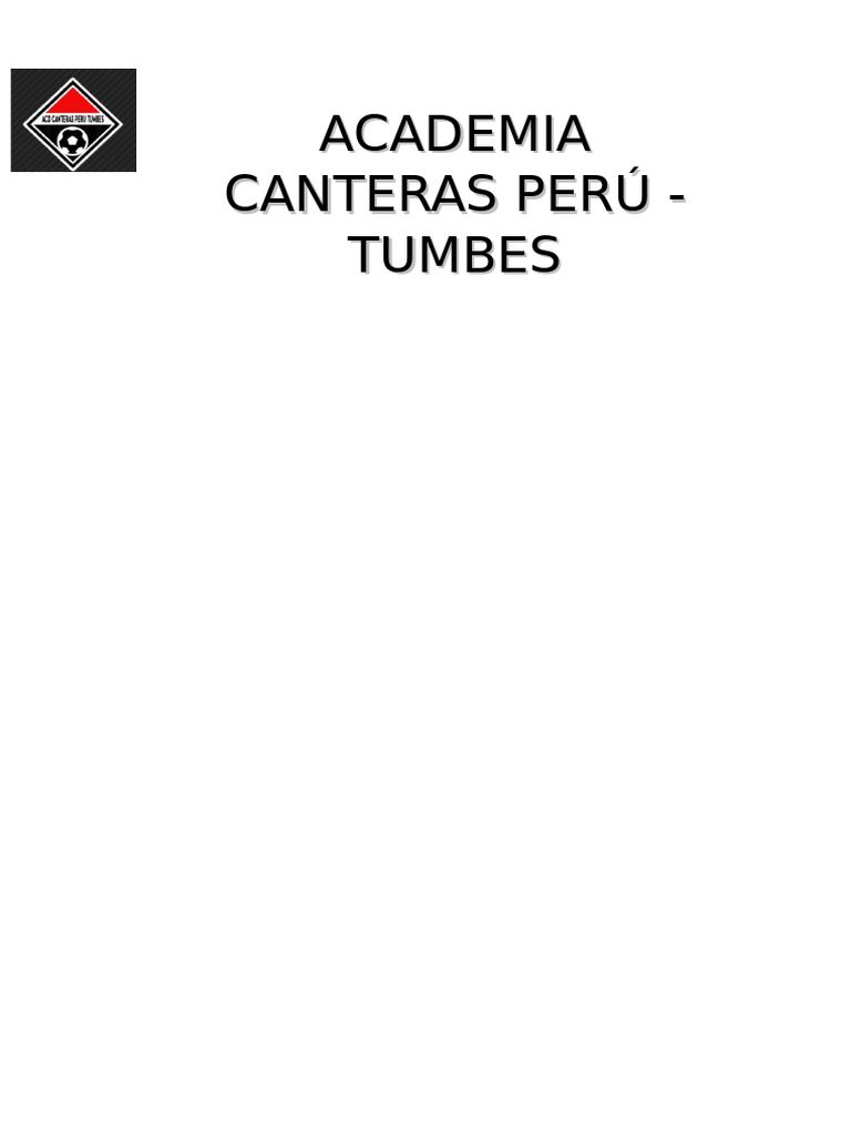 Academia Cantera | PDF