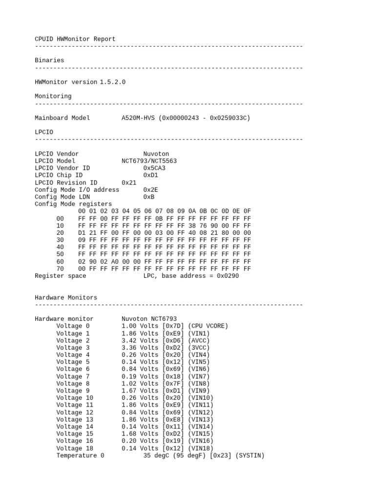 HWMonitor Teste de Stress | PDF | Graphics Processing Unit | Computer ...