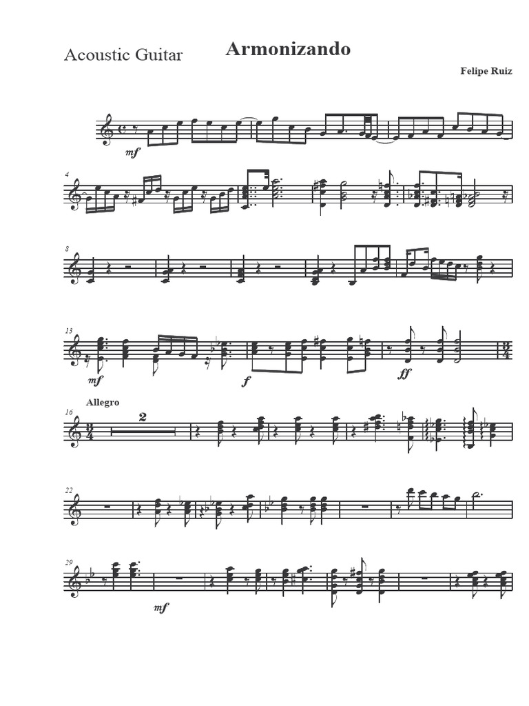 Guitarra de Armonizando | PDF
