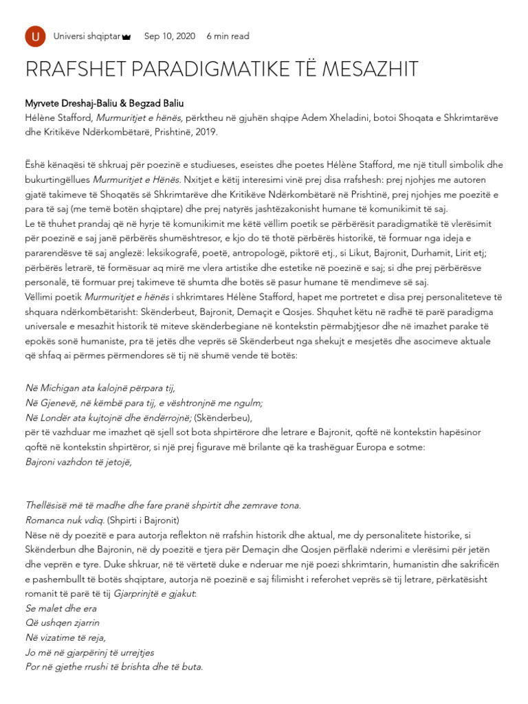 RRAFSHET PARADIGMATIKE TË MESAZHIT | PDF