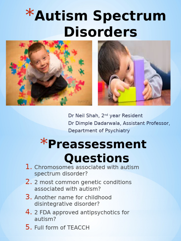 Understanding Autism Spectrum Disorders | PDF | Autism Spectrum ...