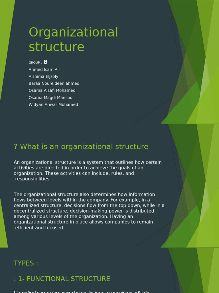 Organizational Structure 2 | PDF | Organizational Structure | Business