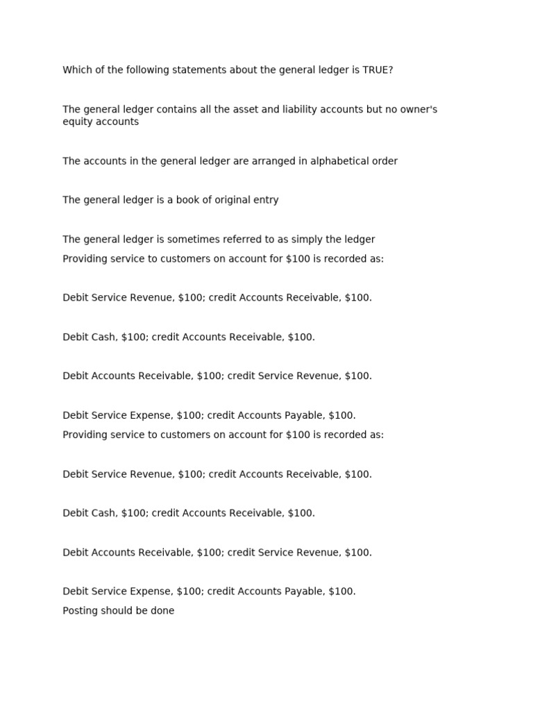 Understanding General Ledger Accounts | PDF | Debits And Credits | Expense