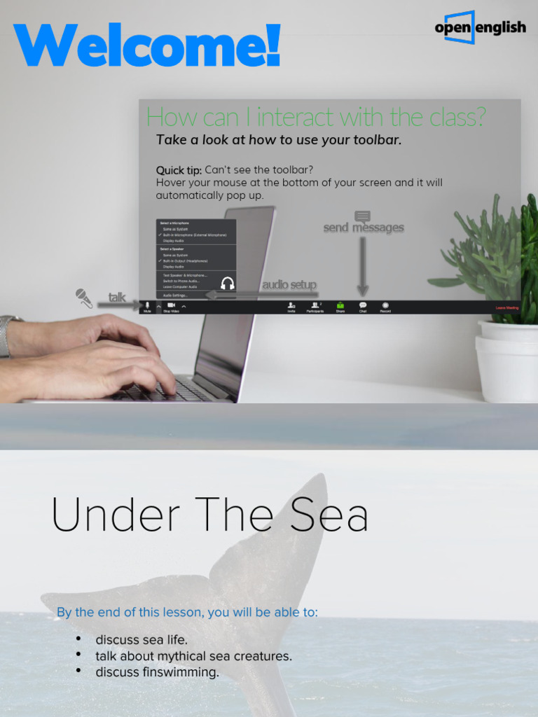 Beginner Lesson: Under the Sea Activities | PDF