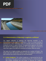 Table 1. Roughness Coefficients, N, For The Manning Equation. Type and ...