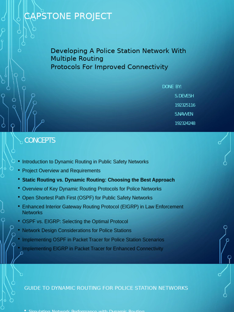 Capstone 1 (1) - Read-Only | PDF | Routing | Computer Network
