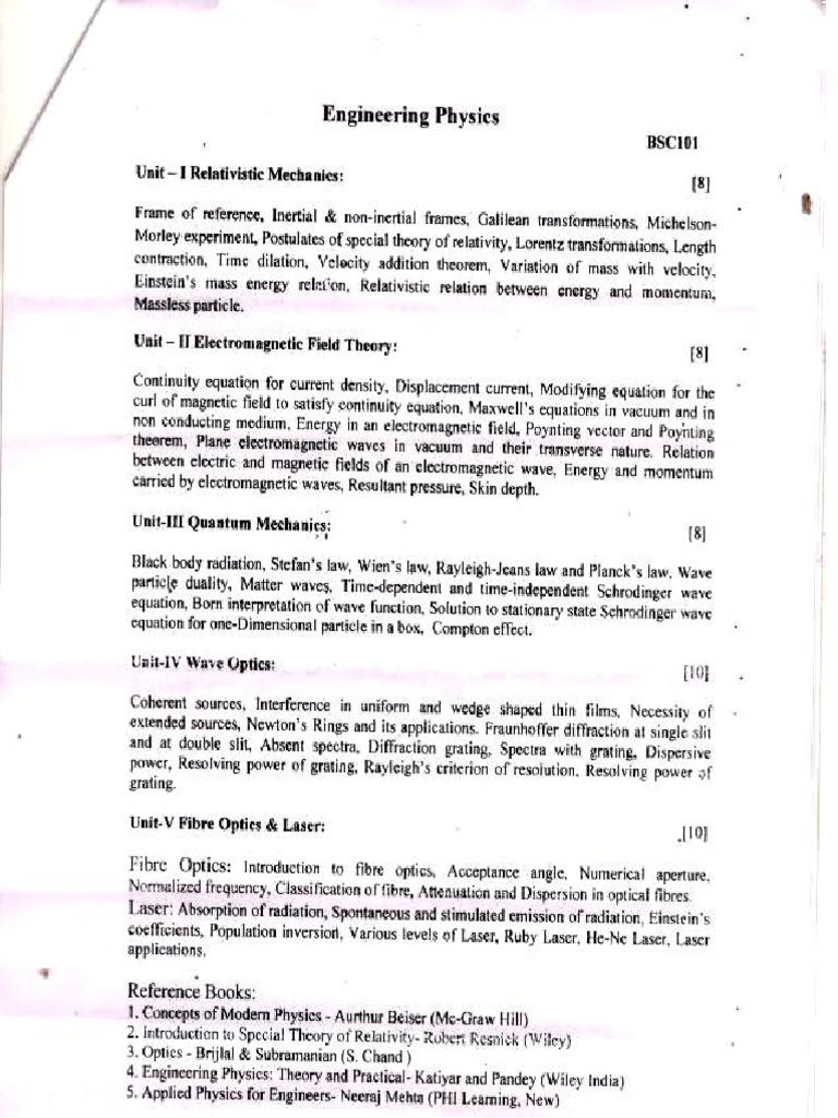 Engineering Physics | PDF