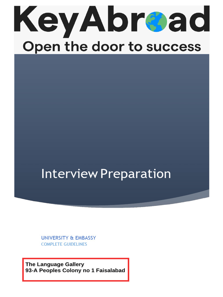 Complete Guide line | PDF | Travel Visa | Banks