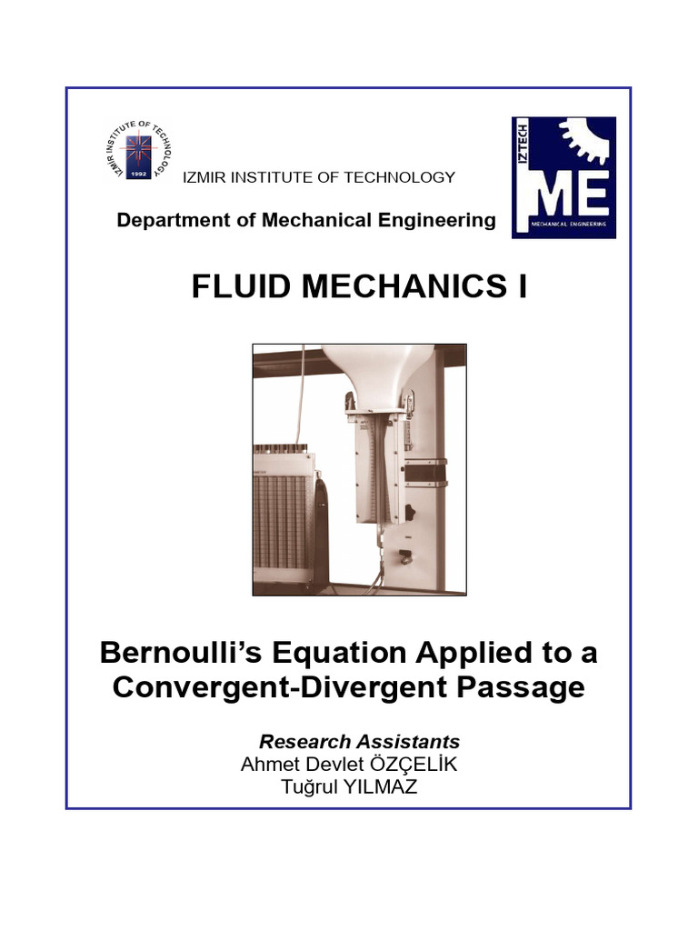 ME301 Exp-4 (1) | PDF | Pressure | Fluid Dynamics