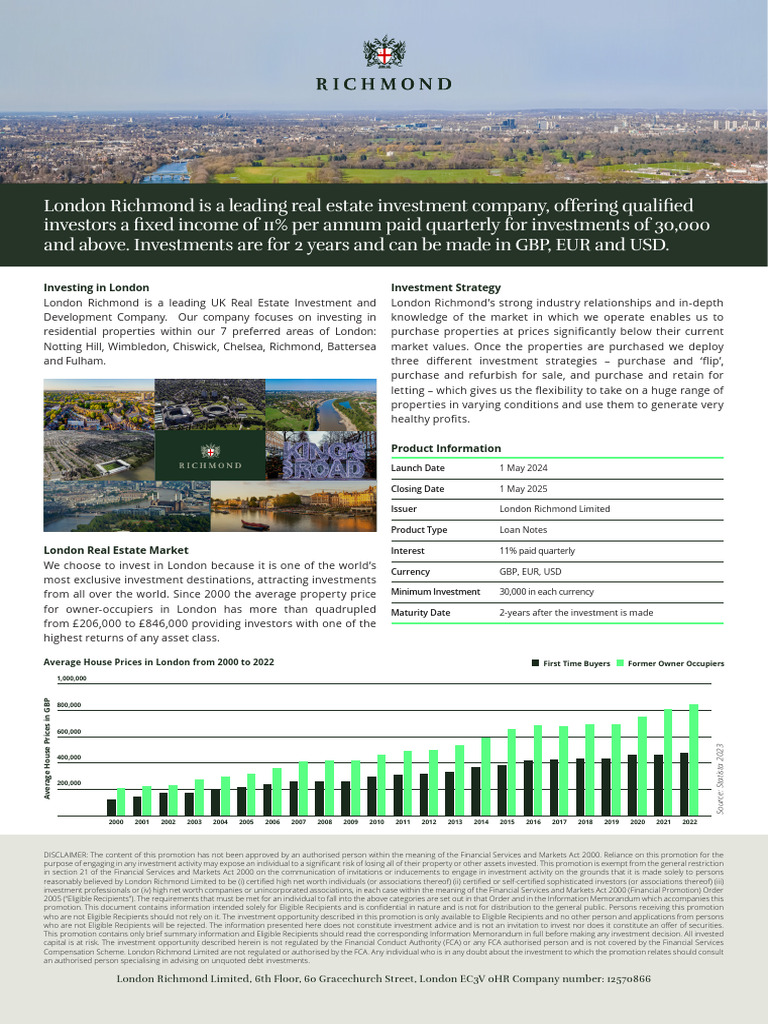London Real Estate Investment Guide | PDF | Investing | Business