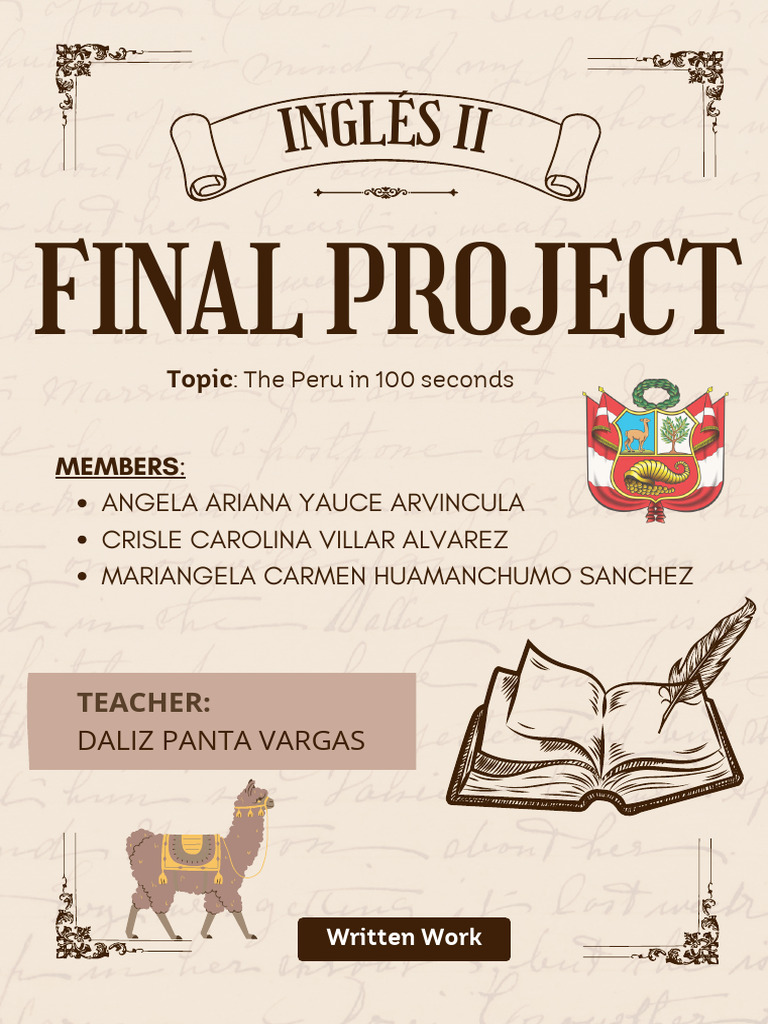 Final Project | PDF | Machu Picchu | Inca Empire