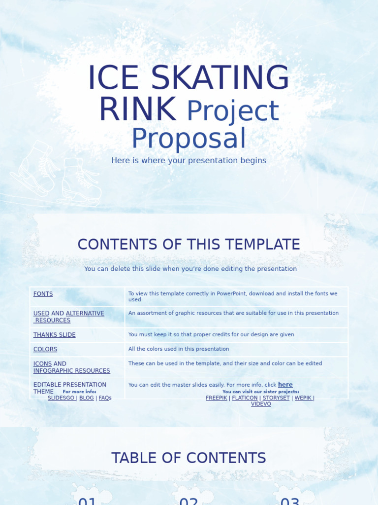Ice Skating Rink Project Proposal by Slidesgo | PDF | Expense ...