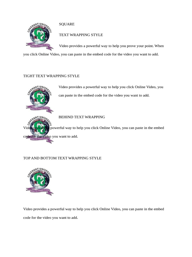 Text Flow Assignment - (OKUNOLA PRAISE OLUWATOUNMI, 2400404) | PDF | Page Layout | Paragraph