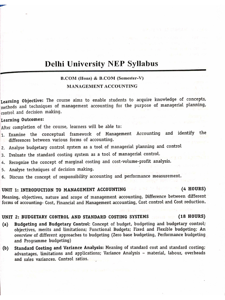 management accounting book | PDF