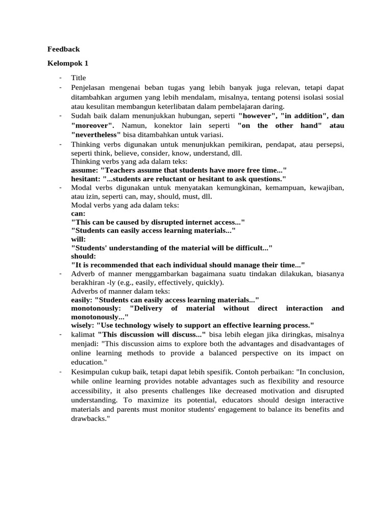 Feedback 2b Pdf Sex Education Argument
