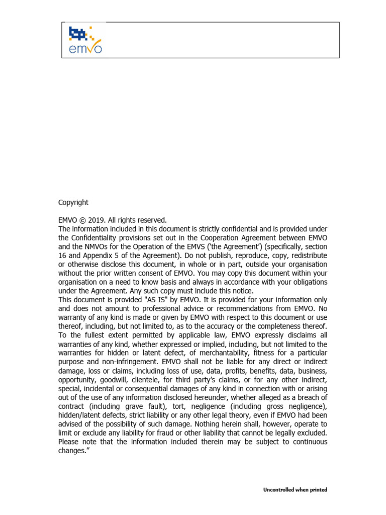 Emvs0647 - Emvs European Hub Functional Specification | PDF ...
