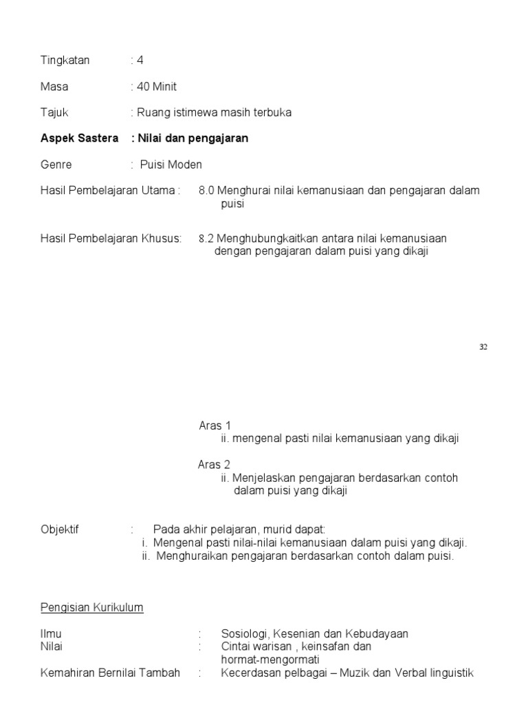 Modul Puisi Moden | PDF