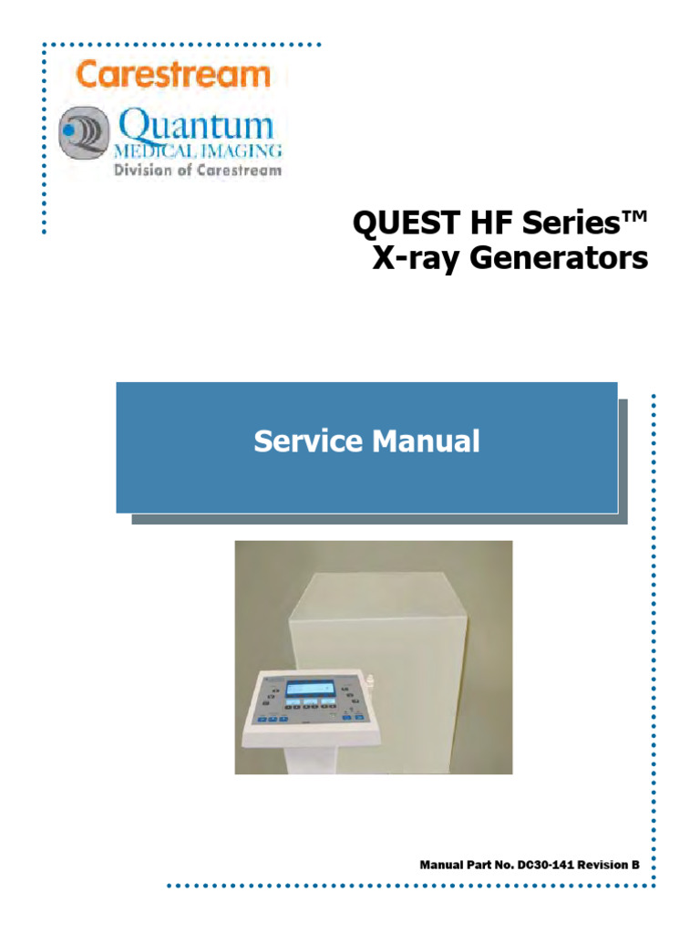 DC30-141 Quest HF Generator Service Manual - Rev B | PDF | Alternating ...