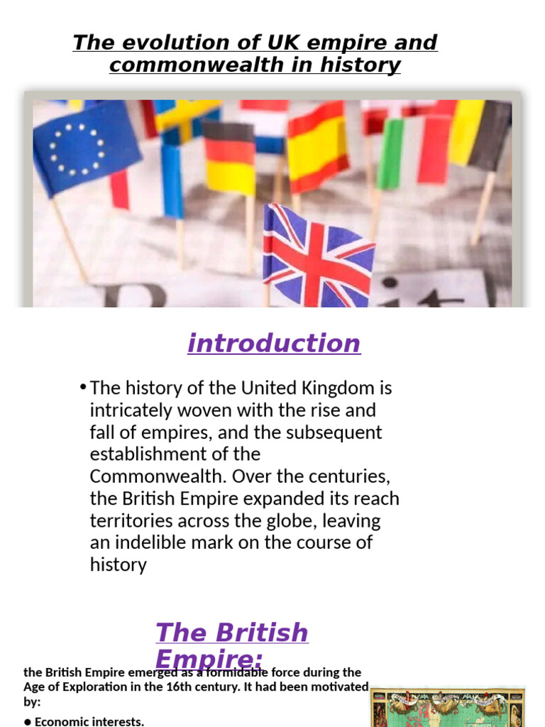 The Evolution of UK Empire and Commonwealth in | PDF | British Empire ...