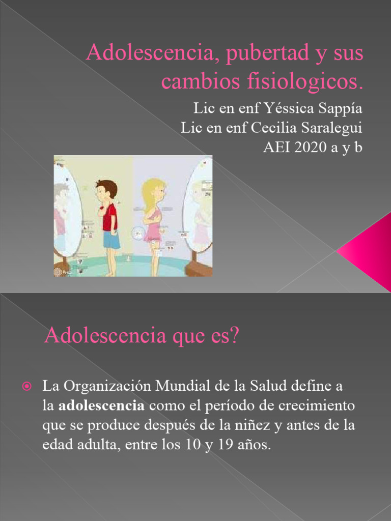Cambios en Adolescencia y Pubertad | PDF | Adolescencia | Pubertad