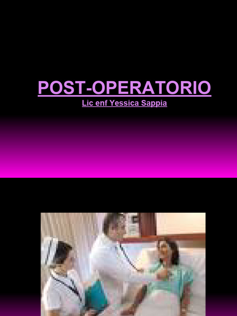 Cuidados de Enfermería Post Operatorio. | PDF | Corazón | Pulmón