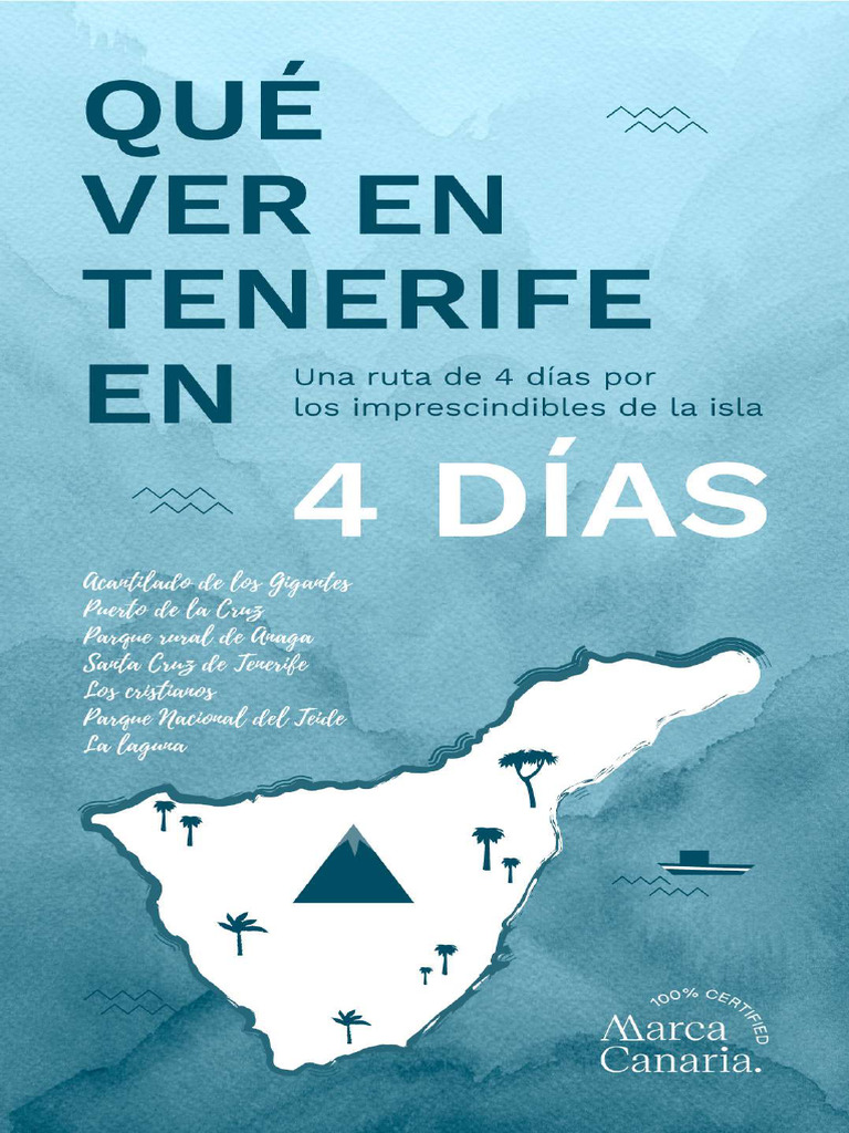 Guía de 4 Días en Tenerife | PDF | Islas Canarias