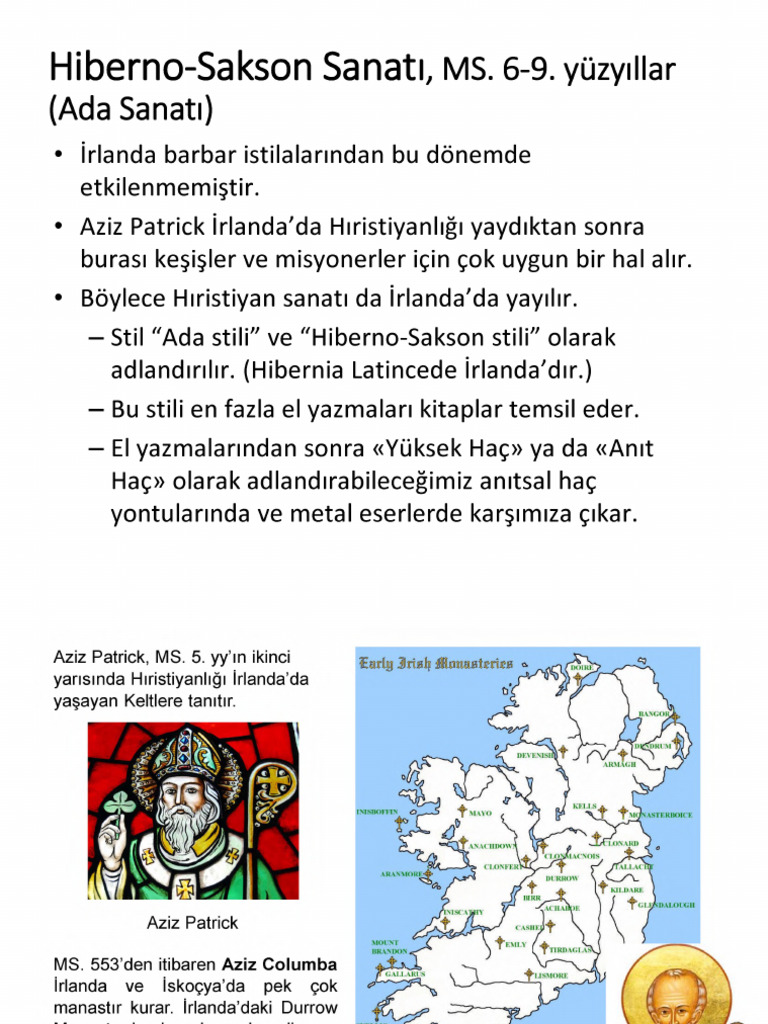 Avrupa Sanatı Hiberno Sakson El Yazmaları | PDF