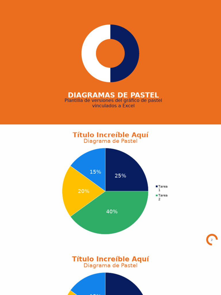 Diagramas de Pastel y Anillo en Excel | PDF