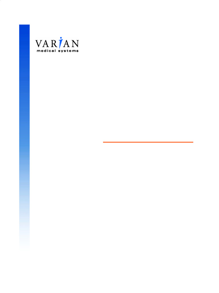 Acelerador He Clinac - Varian Ingles | PDF | Radiation Therapy ...