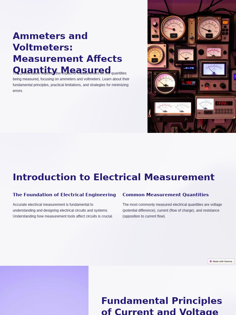 Ammeters-and-Voltmeters-Measurement-Affects-Quantity-Measured | PDF ...