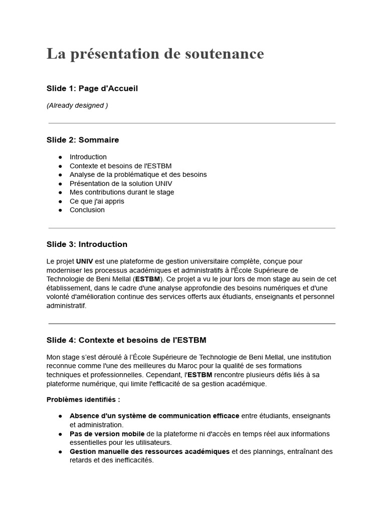 Amélioration numérique de l'ESTBM | PDF | Intelligence artificielle ...