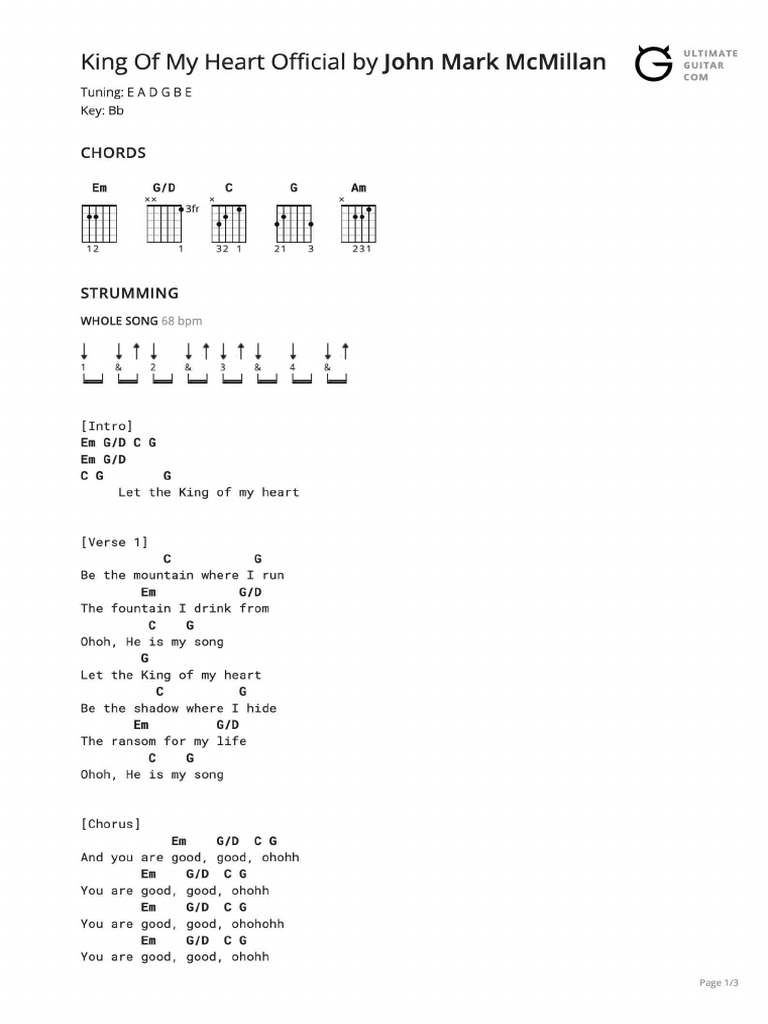 King of My Heart Official | PDF
