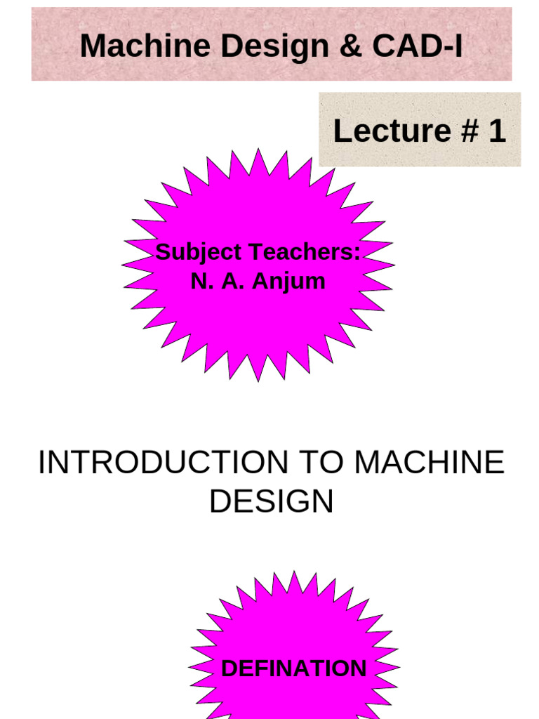Lect_1_2-Machiner-Design | PDF | Wear | Strength Of Materials