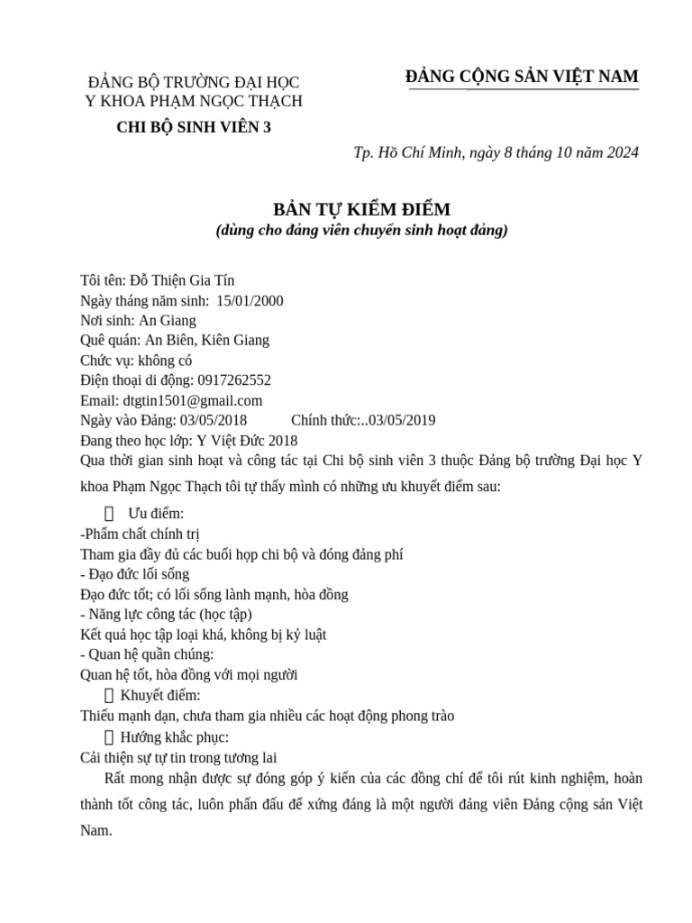 BKD Chuyen SH - Chuyen SH Dang 2 | PDF