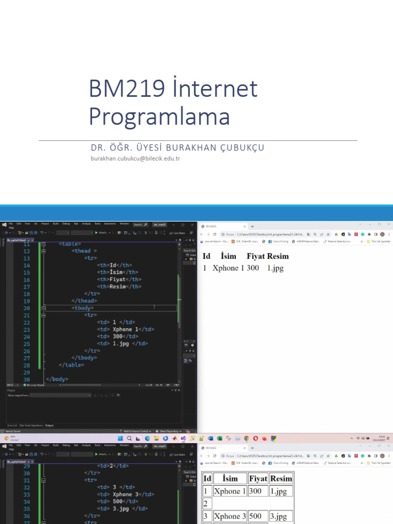 Internet Programlama - 3 | PDF