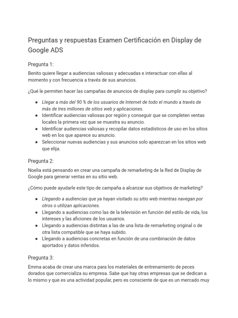 Google display | PDF | Subasta | Publicidad