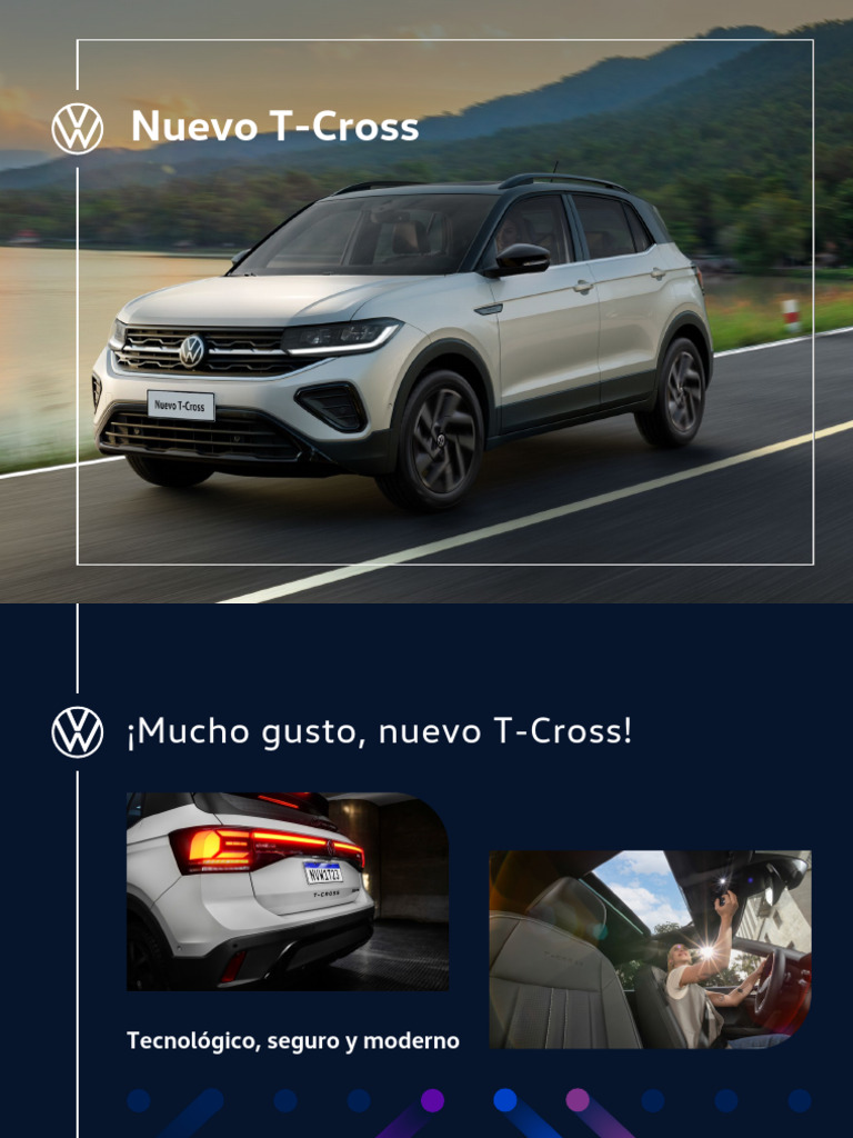 Especificaciones del nuevo T-Cross 2024 | PDF | Vehículos terrestres ...