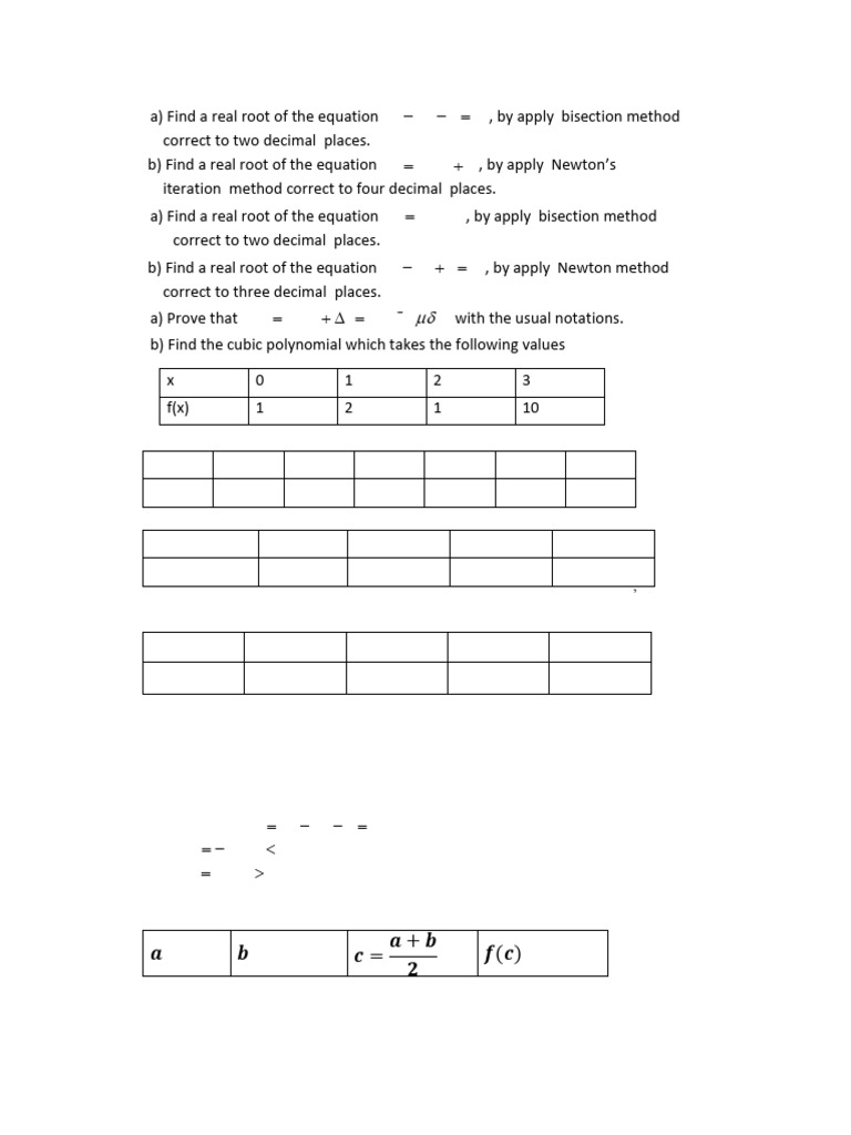 Numerical Statistical Methods Pdf Polynomial Mathematical Relations
