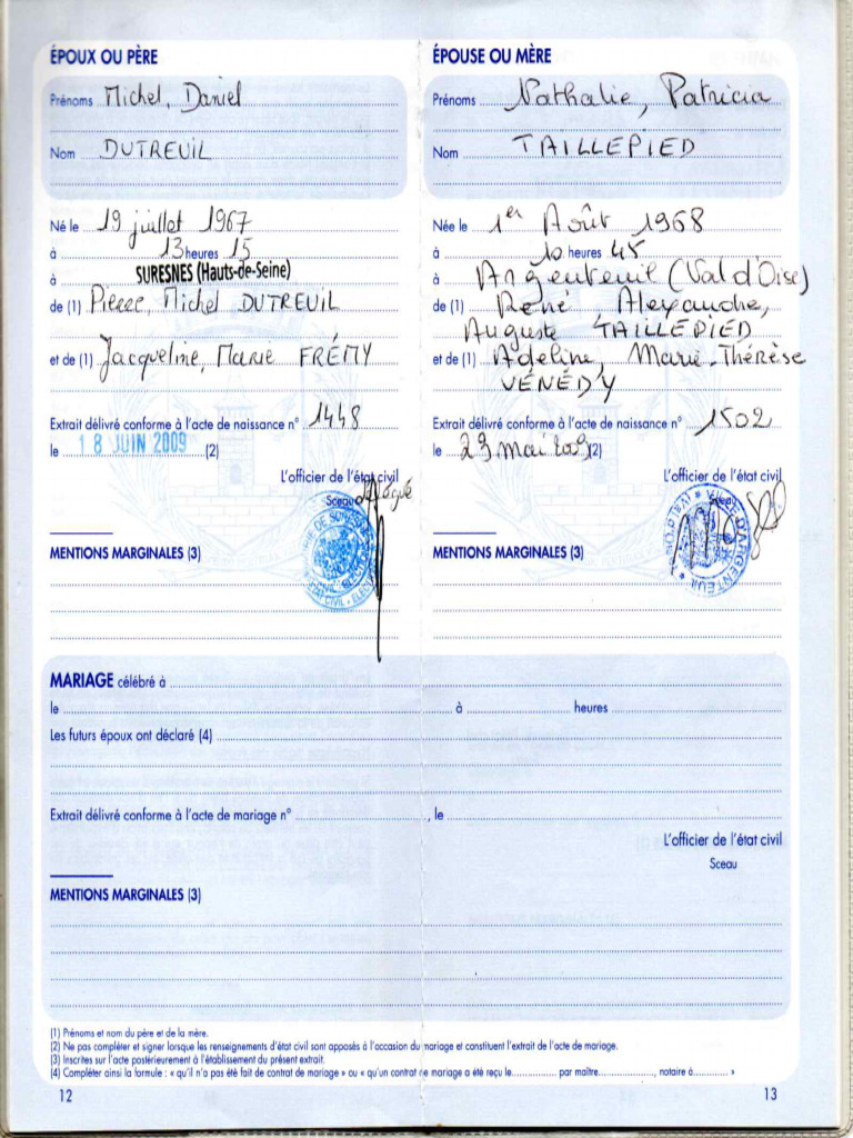 Copie Livret De Famille Tout Ce Qu'il Faut Savoir Sur Le Livret De ...